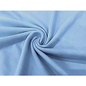 sexycherry Two Piece Sets for Women Sexy Light Blue One Off Shoulder Long Tie Knot Sleeve Wide Leg Long Sweatpants Sweatsuits with Pockets (X-Large)