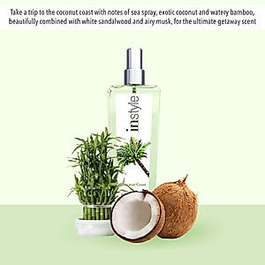 Instyle Activessence Body Spray | Tropical Coconut Coast | Women’s Body Spray | 8 Fluid Ounces