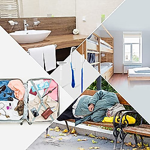 150 Pcs Disposable Toothbrushes and Comb Razors Bulk Individually Wrapped Soft Bristle Travel Toothbrush Kit Hair Combs Stainless Steel Blade Shaving Razors for Homeless Hotel Nursing Home Charity