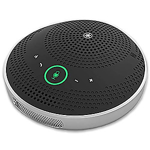 YAMAHA YVC-200 Portable USB & Bluetooth Speakerphone, Hold Meetings Anywhere, Noise Reducing Conference Phone with 10-Hour Rechargeable Battery Life