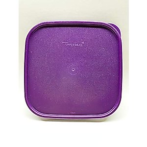 Tupperware Modular Mates Square Replacement Lids Seal Lid 1623 Dewberry 7" x 7"