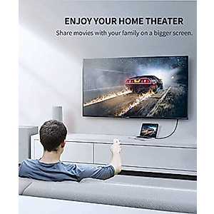 Bukeer USB to HDMI Adapter Cable for Mac iOS Windows 10/8/7/Vista/XP, USB 3.0 to HDMI Male HD 1080P Monitor Display Audio Video Converter Cable Cord