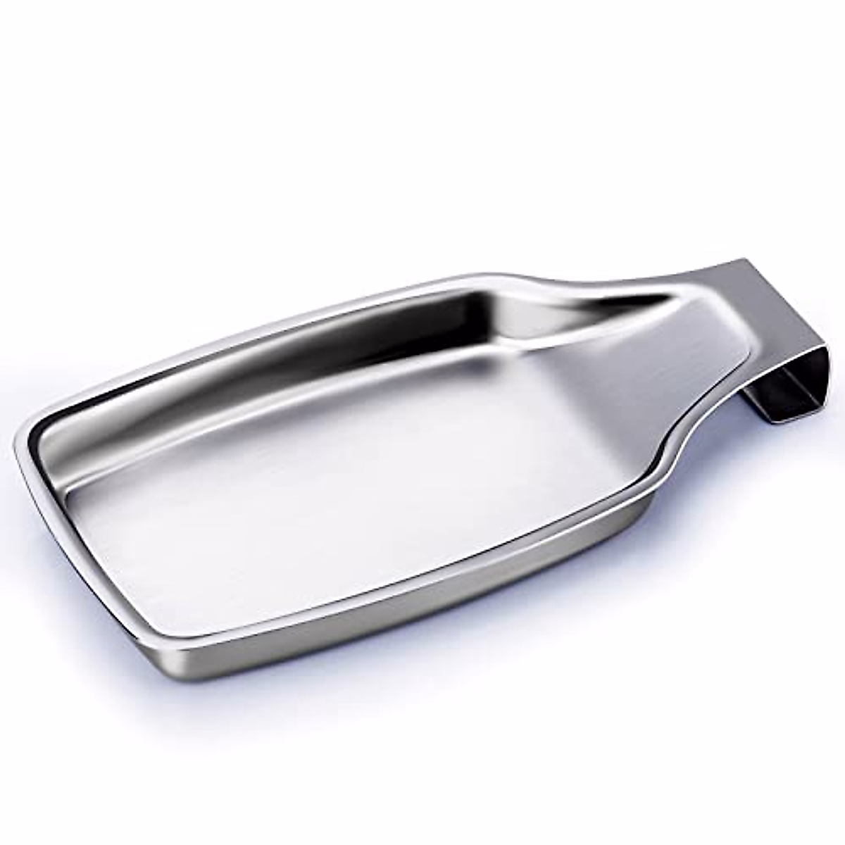 JIANYI Spoon Rest, Stainless Steel Spoon Holder for Stove Top, Heavy Duty Kitchen Utensils Holder for Spatula, Ladles, Brush and Other Cooking Utensils