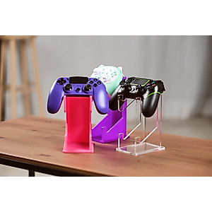 Aspens Design Controller Holder Pink, Universal Stand, Suitable for Almost All Controllers Cute Kawaii Gaming Accessories, Aesthetic Room Decor Bubblegum Pink