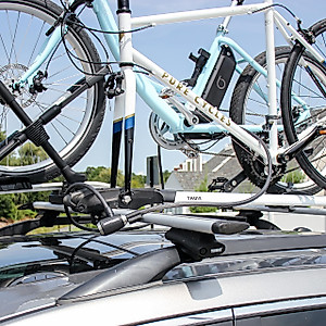 Kryptonite KryptoFlex Bike Lock Cable, 2FT/6FT/10FT Long 12mm Thick Heavy Duty Braided Steel Cable Anti-Theft Security Lock for Outdoor Equipment, Combination/Key Bike Lock, Black