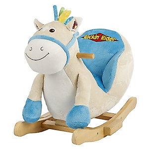 Rockin' Rider Tickles Baby Rocker Ride On Blue, Large