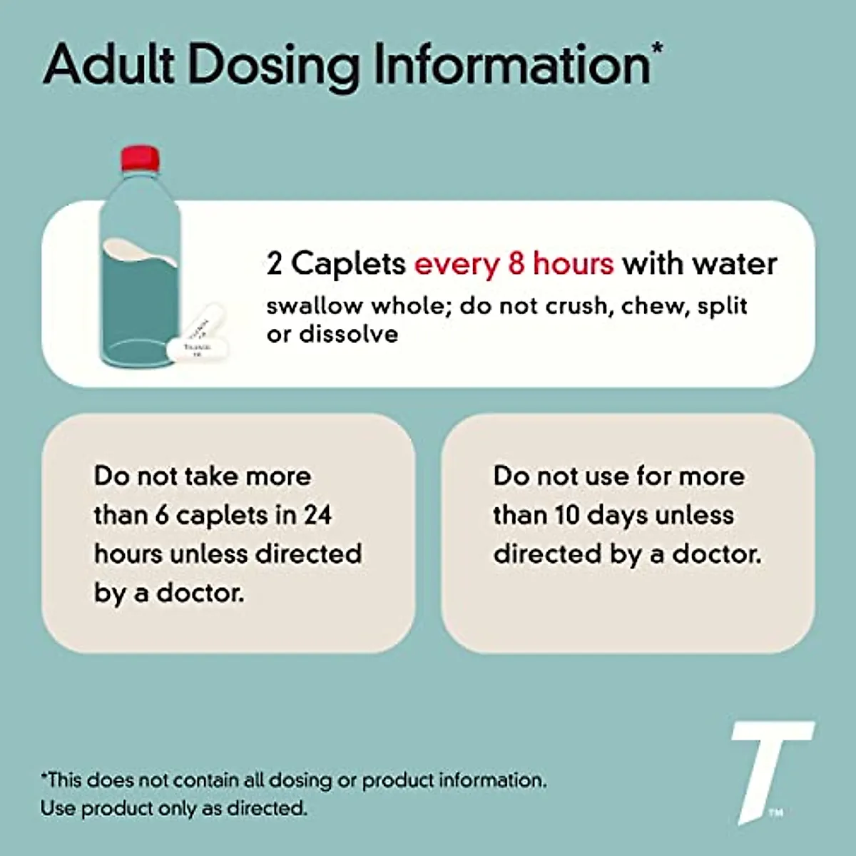 Tylenol 8 Hour Arthritis Pain Tablets with Acetaminophen for Joint Pain, 24 ct