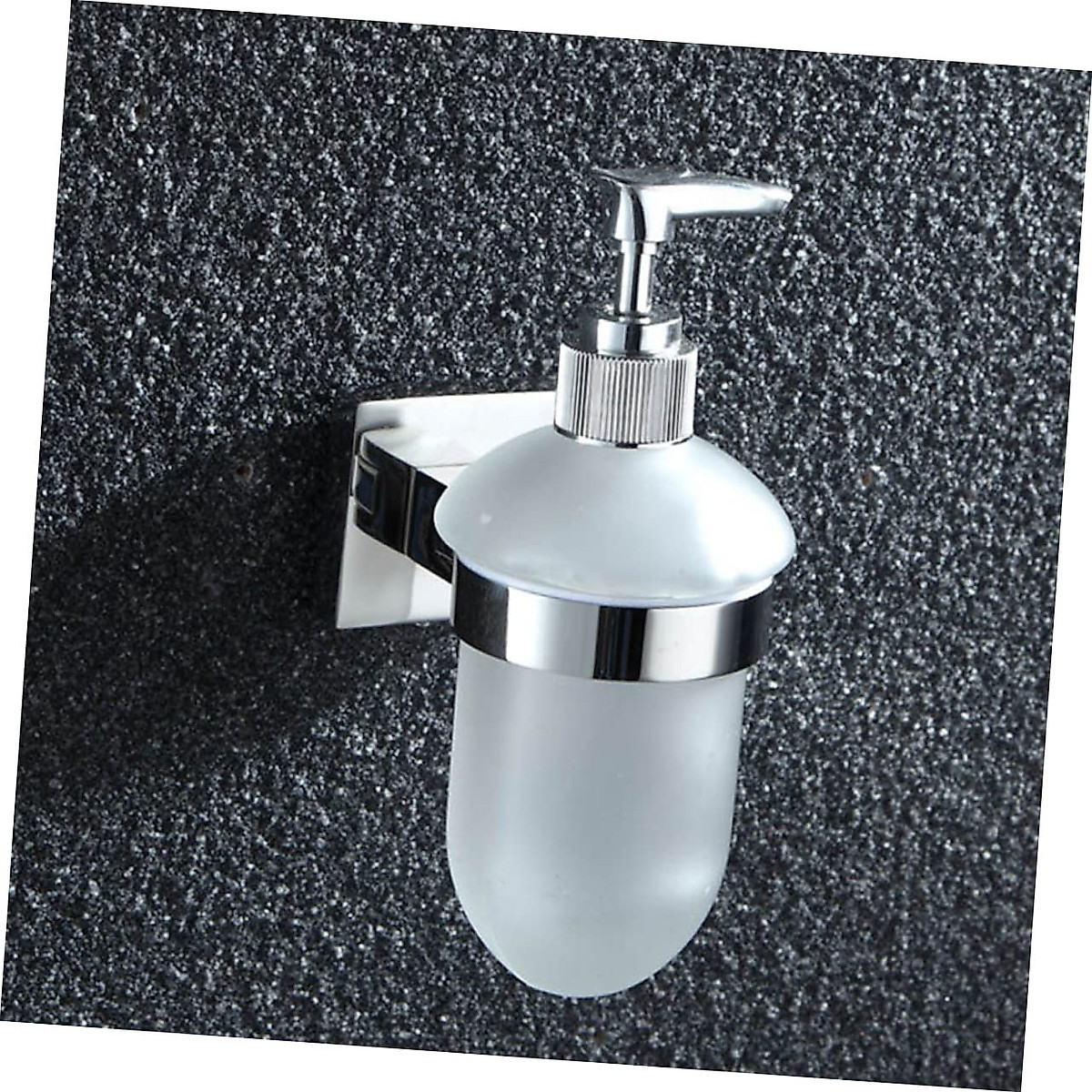 DRESSOOS 304 Stainless Steel Soap Dispenser Wall Mount Liquid Soap Bottle for Bathroom Kitchen Use