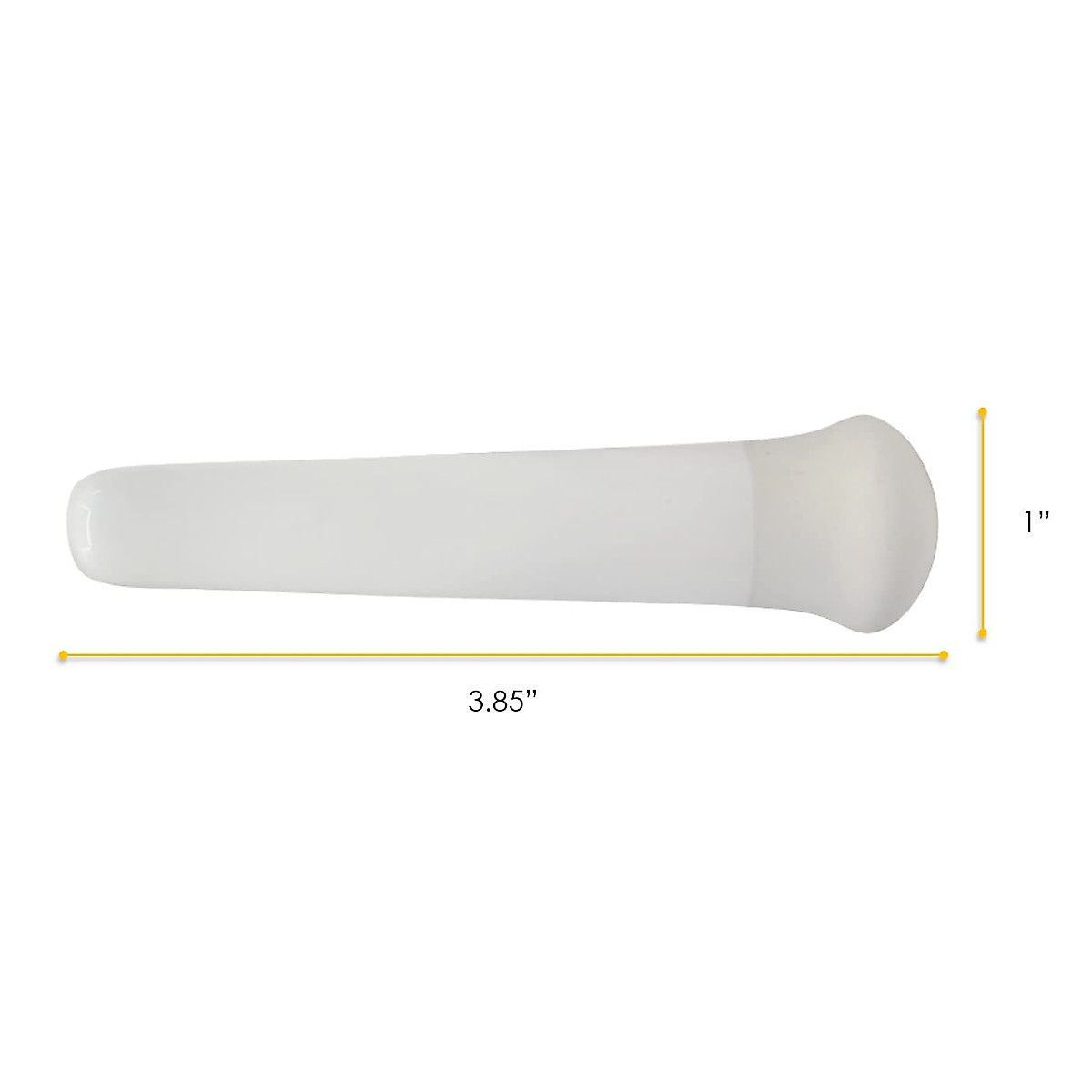 EISCO Replacement Pestle, 3.85" Length - Mortar & Pestle Sets - Heavy Duty - Unglazed Grinding End - Excellent for Kitchen or Laboratory - Grinds Herbs & Spices - Pill Crusher