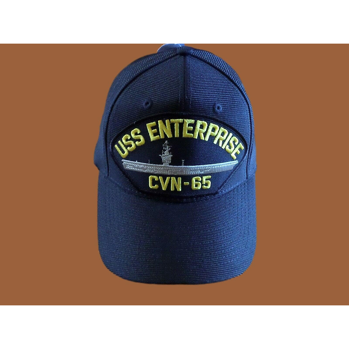 USS Enterprise CVN-65 Navy Ship HAT U.S Military Official Ball Cap U.S.A Made