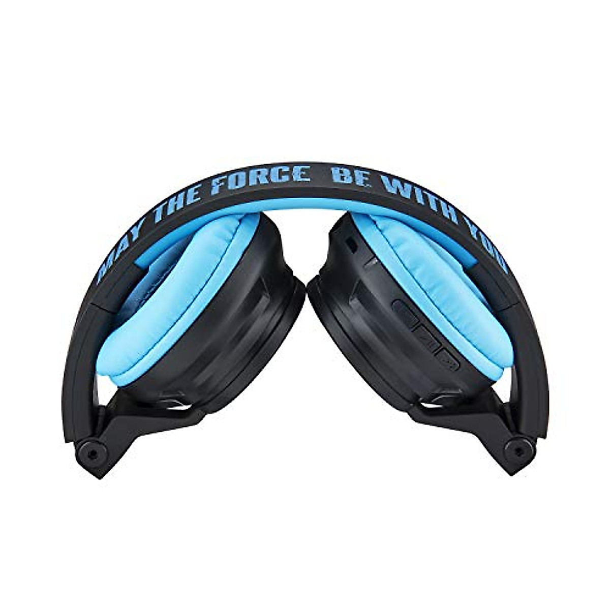 Star Wars Ep 9 Kids Headphones Bluetooth Wireless with Microphone Safe Listening Rechargeable Battery Adjustable Kids Headband for School Packaging