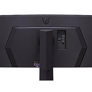 LG 45GR65DC-B Ultragear Curved Gaming Monitor 45-Inch 32:9 QHD 200Hz 1ms UltraWide Display AMD FreeSync Premium Pro VESA DisplayHDR 600 HDMI 2.1 x2 DP UBS x3 Tilt/Height/Swivel Stand - Black