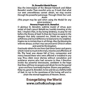 Catholica Shop Lot of 12 Mini Antque Silver Tone St Benedict Protection Medals - Mini