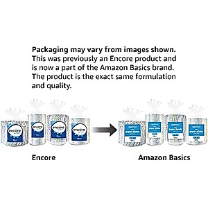 Amazon Basics Ultra Paper Bowls, 20 Oz, Disposable, 540 Count (4 packs of 135), White (Previously Encore)