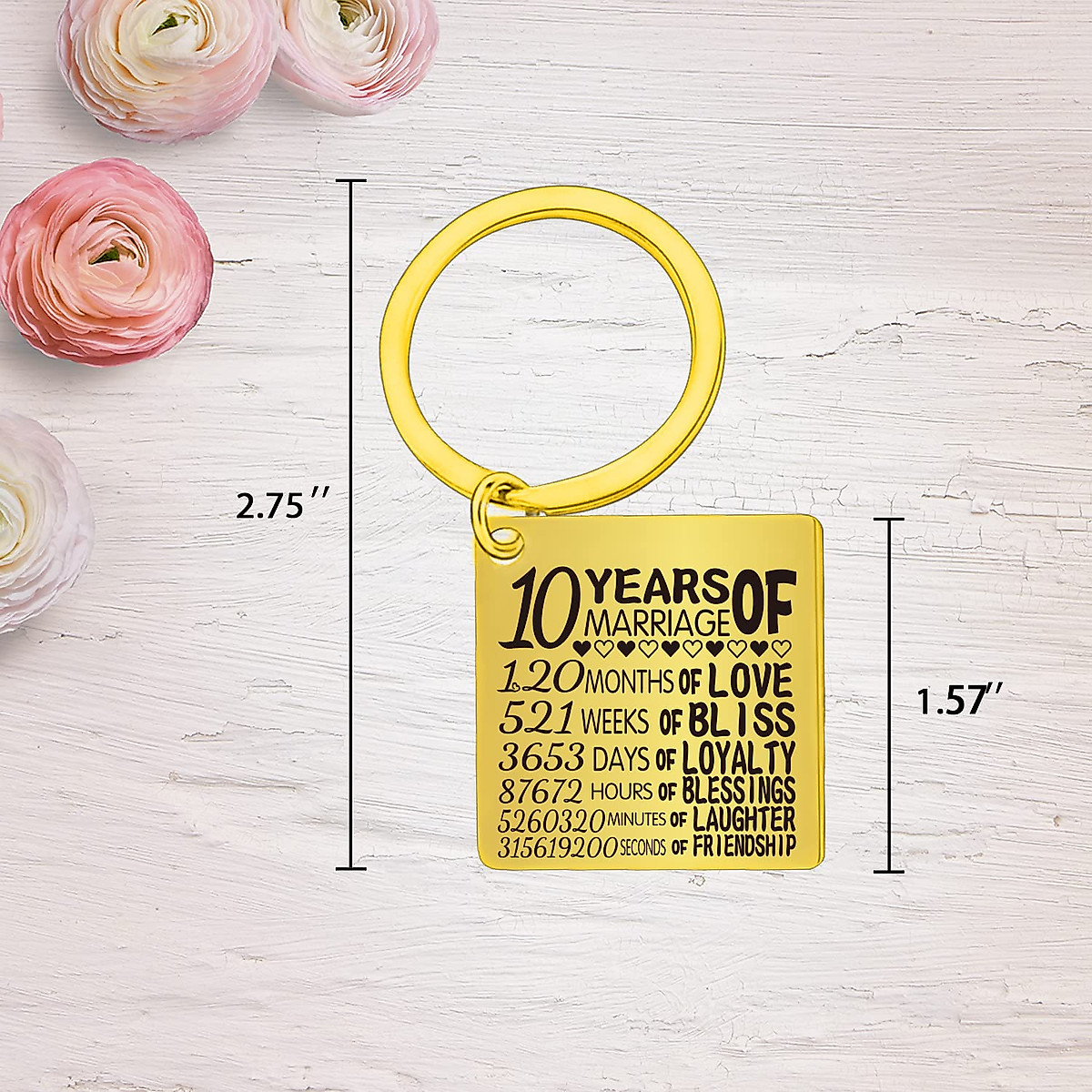 10th Anniversary Dice,10th Wedding Anniversary Dice for Couples,10 Years Anniversary Date Night Dice Gift,10 Years Anniversary for Her,10th Anniversary for Husband,10th Anniversary