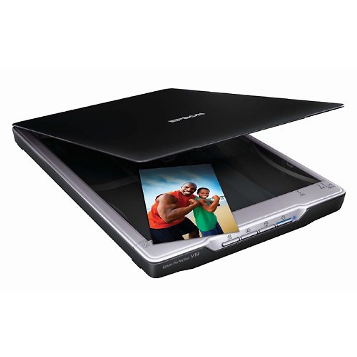 Epson Perfection V19 Color Photo & Document Scanner with scan-to-cloud & 4800 dpi optical resolution , Black