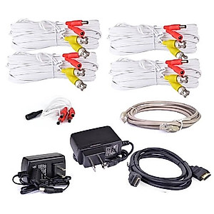 Q-See HeritageHD QC904-4V2-1 4-Channel Network DVR Surveillance Kit w-1TB Hard Drive & 4 IP66 720p AnalogHD Cameras