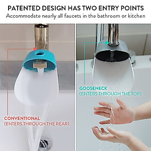 Prince Lionheart Faucet Extender, 2 Counts, Blue/Grey