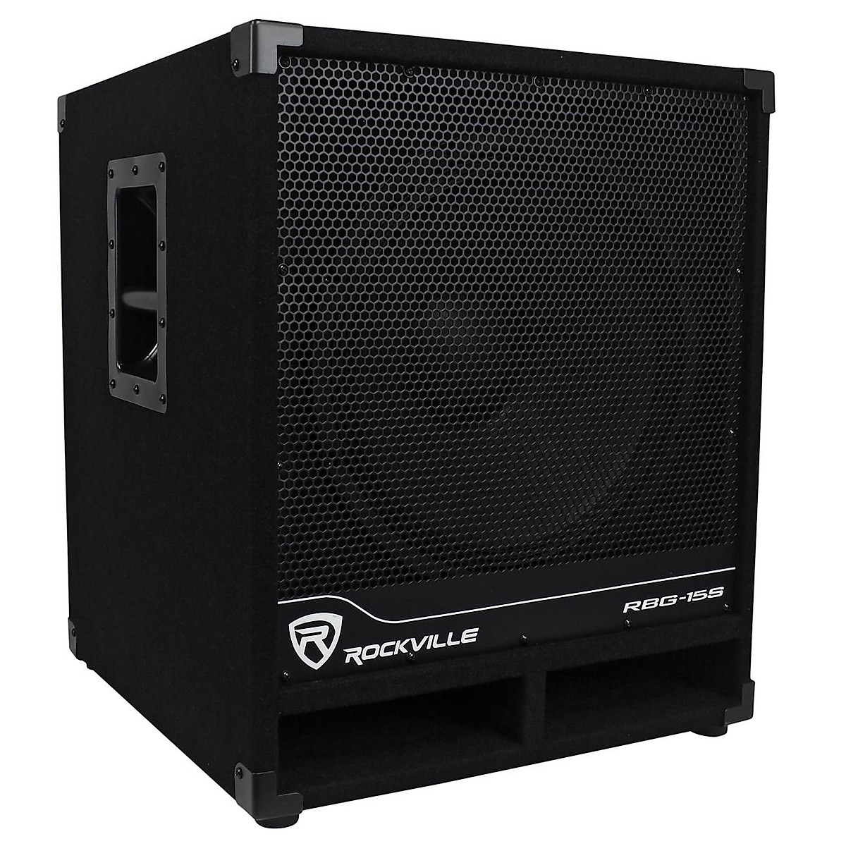Rockville RBG15S 1600w Active Powered PA Subwoofer w/DSP + Limiter Pro/DJ, 15 inch, Black
