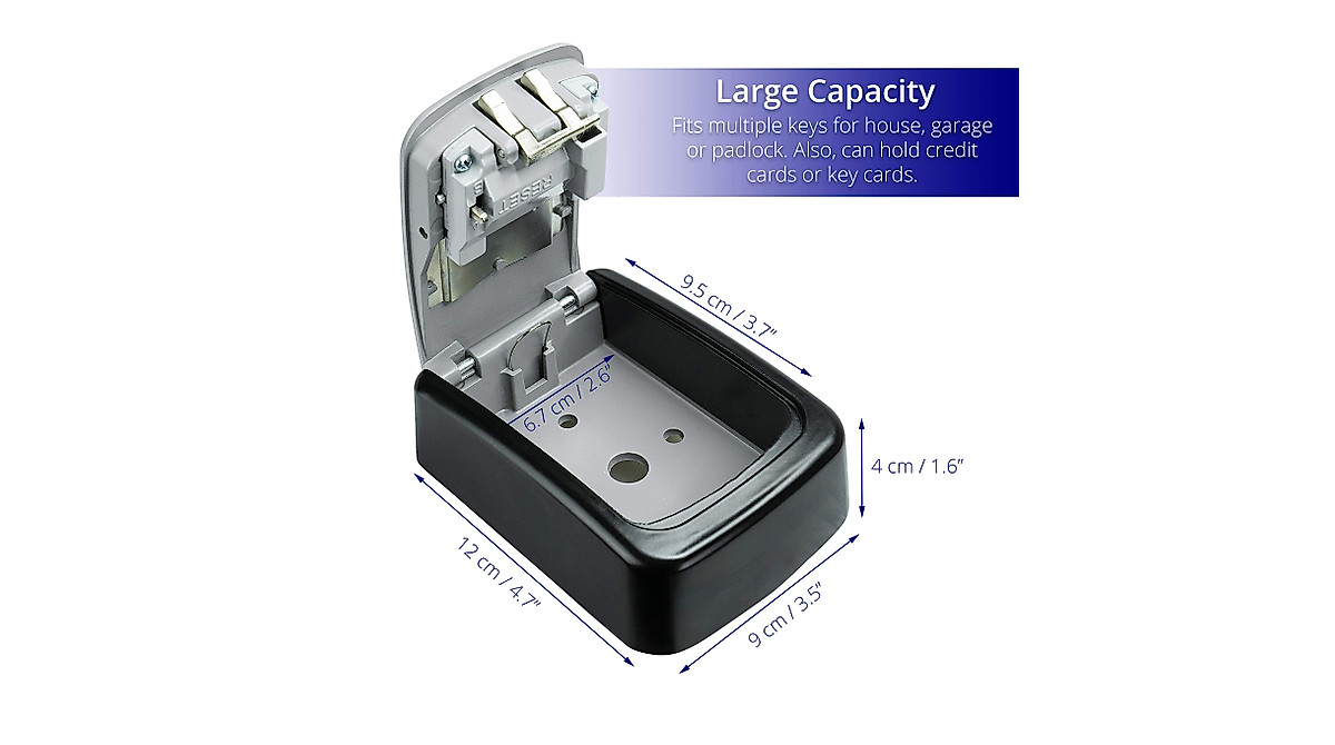 Secure Key Lock Box for Outdoors - Rudy Run