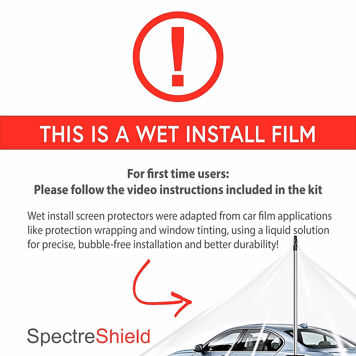 Spectre Shield (2-Pack) Screen Protector for OnePlus 11 Screen Protector [Flexible Clear Film] Case Friendly Accessories