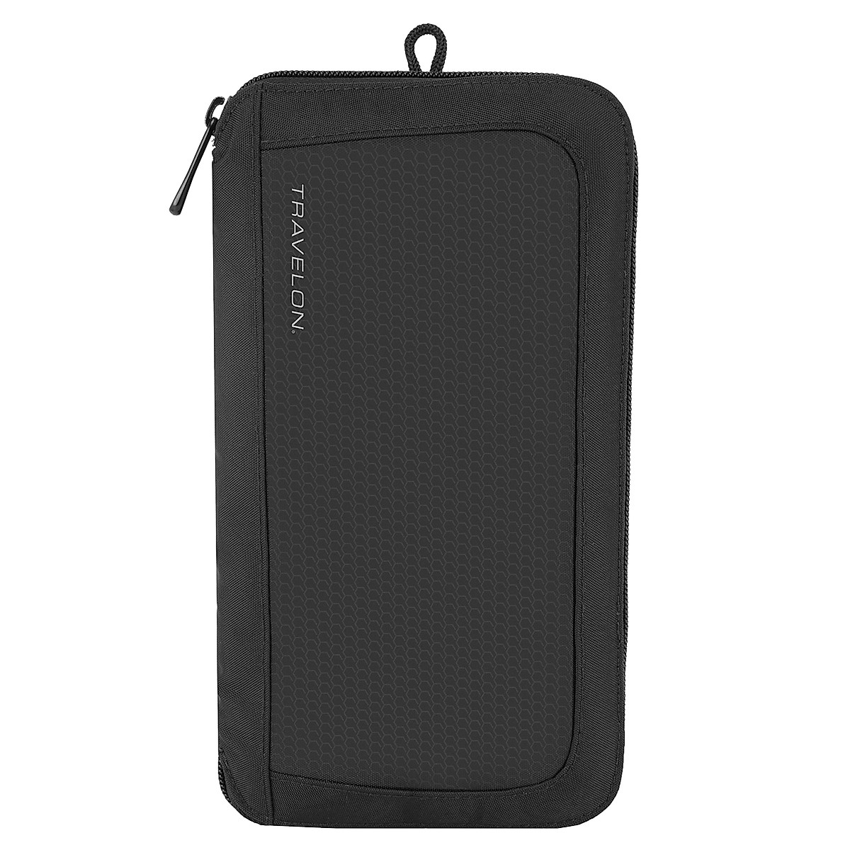 Travelon Anti-theft Packable Backpack, Black, Open 10.5 x 17 x 6 Packed 10.5 x 6 x 1