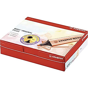 STABILO Highlighter BOSS ORIGINAL Pastel Box of 10 Dusty Grey