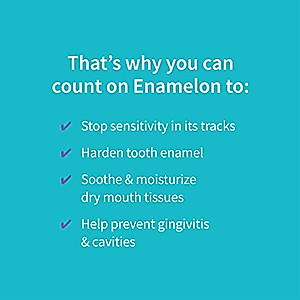 Enamelon Fluoride Toothpaste-2 Pk-Protection Against Painful Sensitivity-Helps Prevent Gingivitis- Promotes Remineralization & Inhibits Demineralization, Mint Breeze