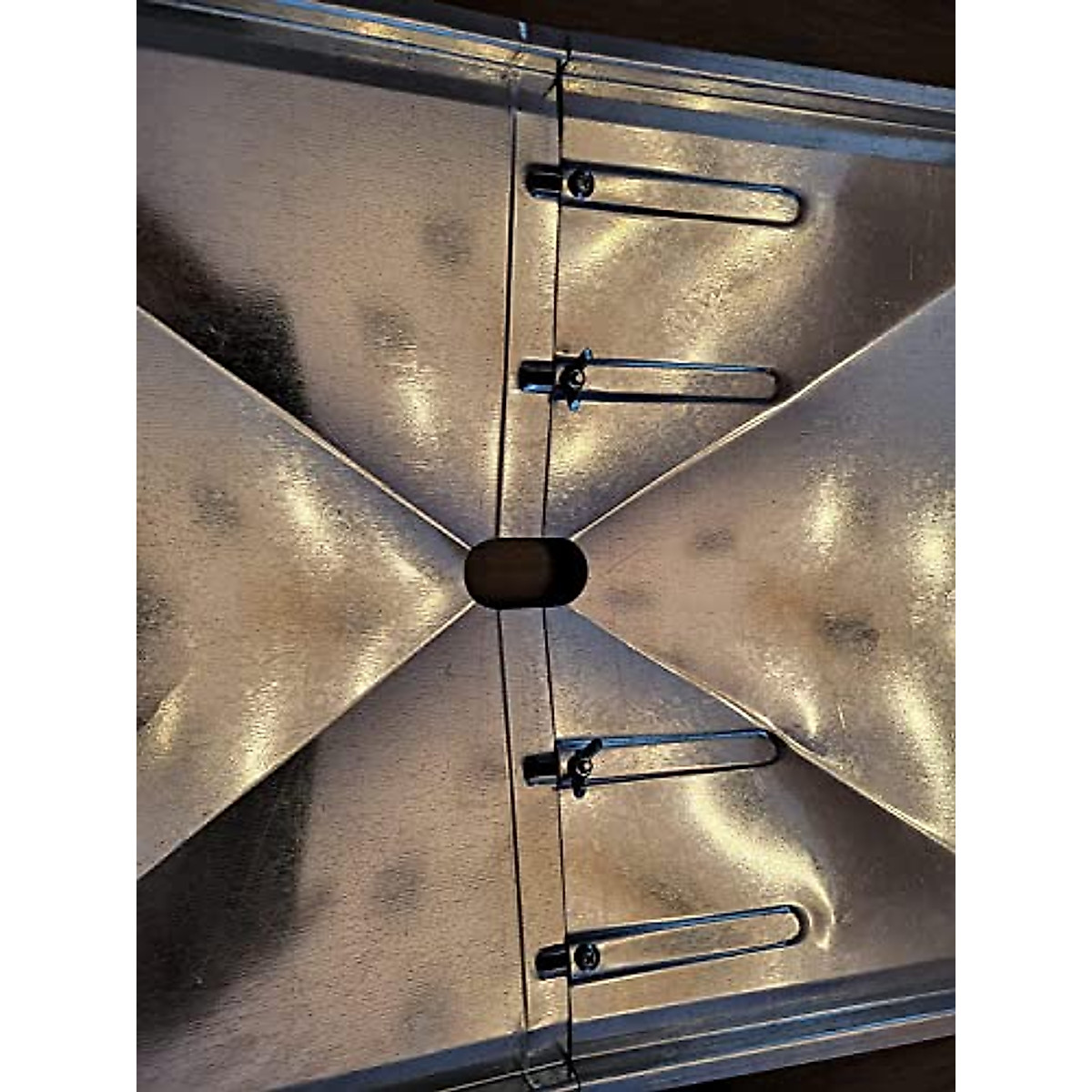 Quickflame Grill Drip Pans Adjustable Grease Tray and Heat Plates Set Fit for DynaGlo, Uniflame, BHG, Backyard Grill Models -(27")