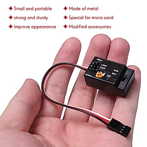 GIUIN Mini Gyro Gyroscope for D12 1/10 RC Car Drift Car Steering Output Integrated Compact Light-Weight Design