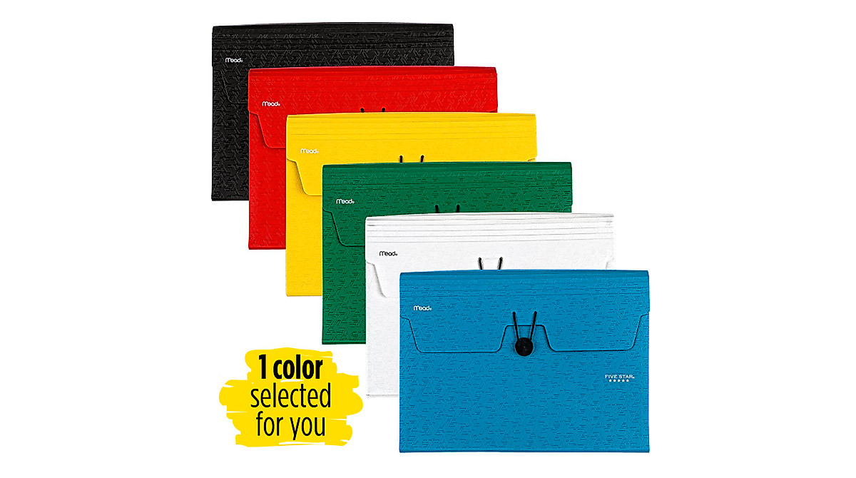 Durable 13-Pocket Expanding File Folder for Office & School