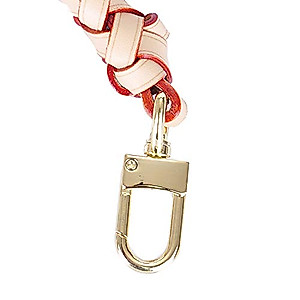 Genuine Vachetta Leather Braided Handle Compatible for Beaubourg Hobo Top Handle Neonoe Strap (Yellow Extended Version)