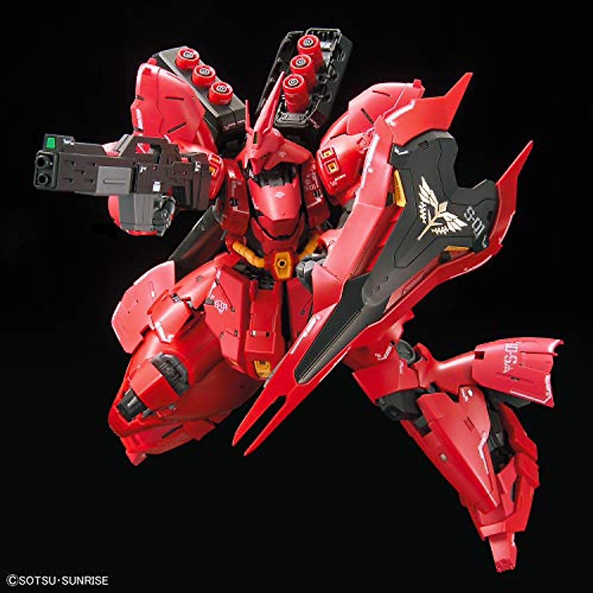 BANDAI NAMCO Entertainment Mobile Suit Gundam Char's Counterattack RG 1/144 Sazabi Plastic Model Kit, Large