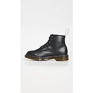 Dr. Martens Unisex Vegan 101 Fashion Boot, Black Felix Rub Off, 5 US Men