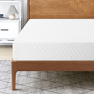 LIFERECORD 8 inch King Mattress in a Box, Gel Memory Foam Mattresses Made in USA for King Bed, Medium Firm, White