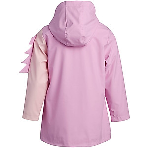 Pink Platinum Girls' Rain Jacket - Lightweight Waterproof Unicorn Windbreaker Slicker Shell Raincoat (Toddler/Little Girl), Size 2T, Violet
