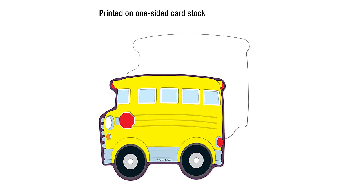 Carson Dellosa School Bus Cutouts | 36 Classroom Decor
