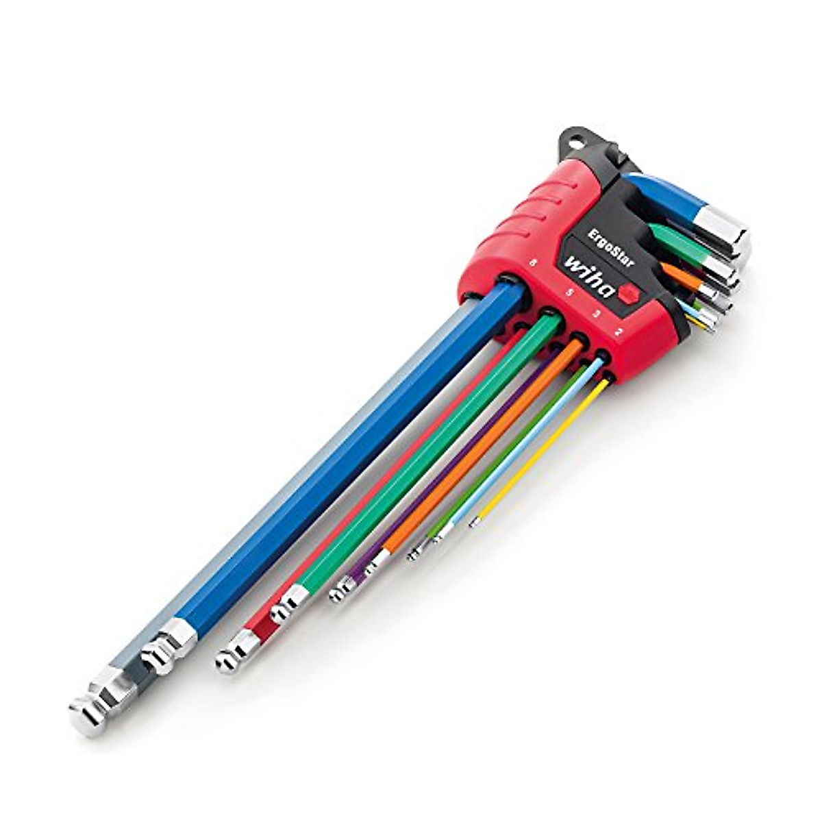 Wiha Color ErgoStar Metric Allen Key Set 9 Piece