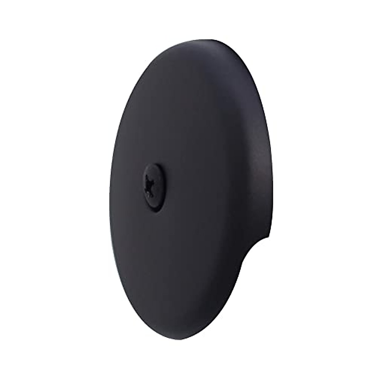 Westbrass D931K-62 1-3/8" Fine Thread Tip-Toe Bathtub Drain Plug Trim Set with One-Hole Overflow Faceplate and 1-1/2" Adapter Bushing, Matte Black