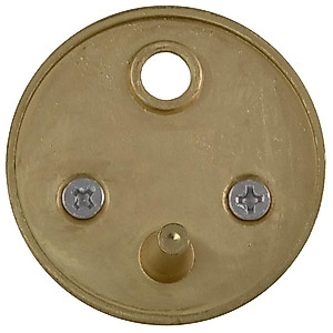 Design House 181875 Dome Door Stop, 5-Pack, Satin Brass