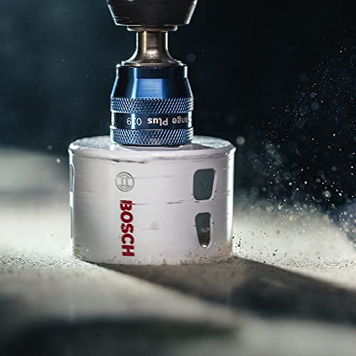 Bosch Professional 2608594256 Power Change Plus Adapter (Socket 3/8" Hexagonal Shank, Including HSS-Co Drill Bit 7.15 x 65 mm, Hole Saw Accessories), colour, Size