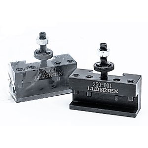 LLDSIMEX 2PC SETS 250-001 0XA Quick Change Tool, Turinng Tool Holder Steel Material 1# HOLDER