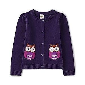 Gymboree,and Toddler Long Sleeve Cardigan Sweaters,Owl,7