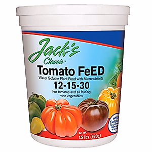 JR Peters 51324 Jack's Classic 12-15-30 Tomato Feed, 1.5 lb.