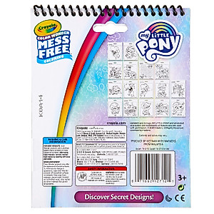 Crayola My Little Pony Color Wonder Activity Pad, 16 Mess Free Coloring Pages, Toddler Travel Activity, My Little Pony Gift