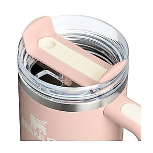 Stanley Quencher H2.0 Tumbler with Handle and Straw 30 oz | Flowstate 3-Position Lid | Cup Holder Compatible for Travel | Insulated Stainless Steel Cup | BPA-Free | Peach Whip Gloss