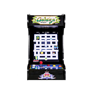 Doc and Pies Arcade Factory Classic Home Arcade Machine - Tabletop and Bartop - 412 Retro Games - Full Size LCD Screen, Buttons and Joystick (Black)