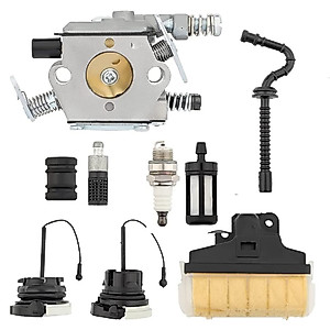 Milttor MS 250 Carburetor Fit Sthil 021 023 025 MS210 MS230 Chainsaw with 1123 160 1650 Filter Replace WT286