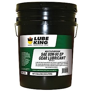 Lube King LU18905P 5 Gallon44; 80W90 Multi-Purpose Gear Lubricant Oil