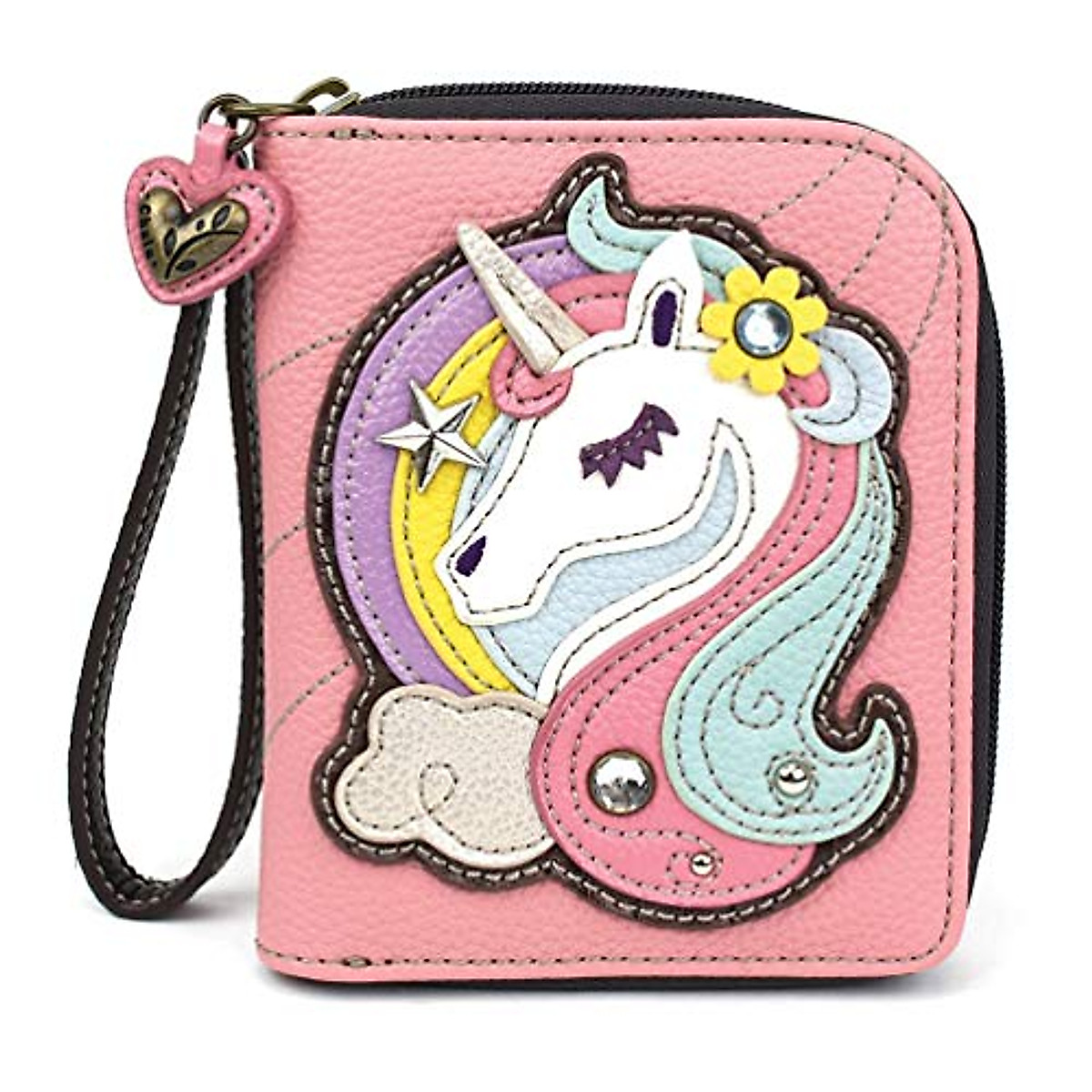 CHALA Work Tote with Zip Around Wallet (Unicorn)